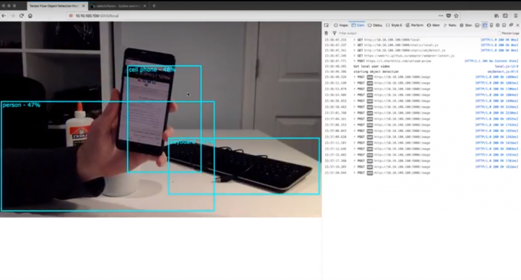 利用WebRTC和TensorFlow通过网络实现计算机视觉1 | WebRTC中文网-最权威的RTC实时通信平台